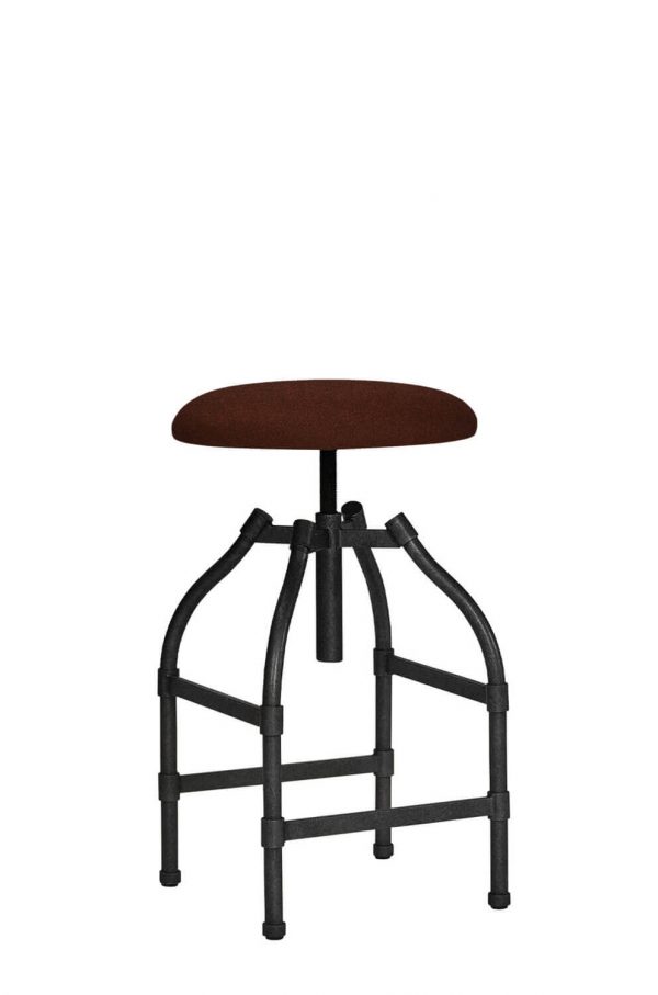 Buy Wesley Allen's Dodge Backless Industrial Adjustable Bar Stool