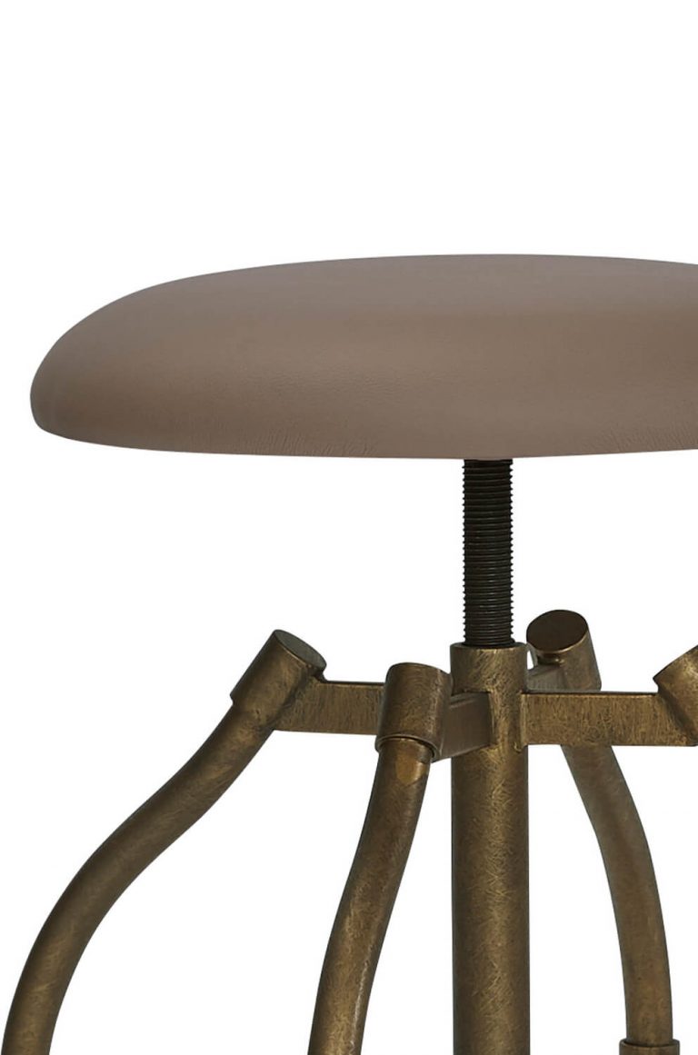 Buy Wesley Allen's Dodge Backless Industrial Adjustable Bar Stool