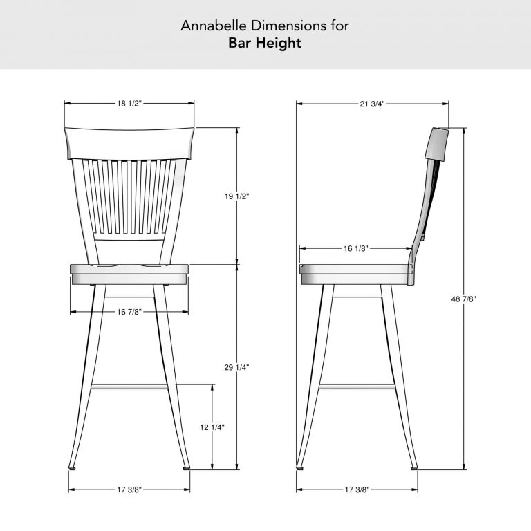 Buy Amisco's Annabelle Farmhouse Swivel Bar Stool w/ Back - Ships Free!