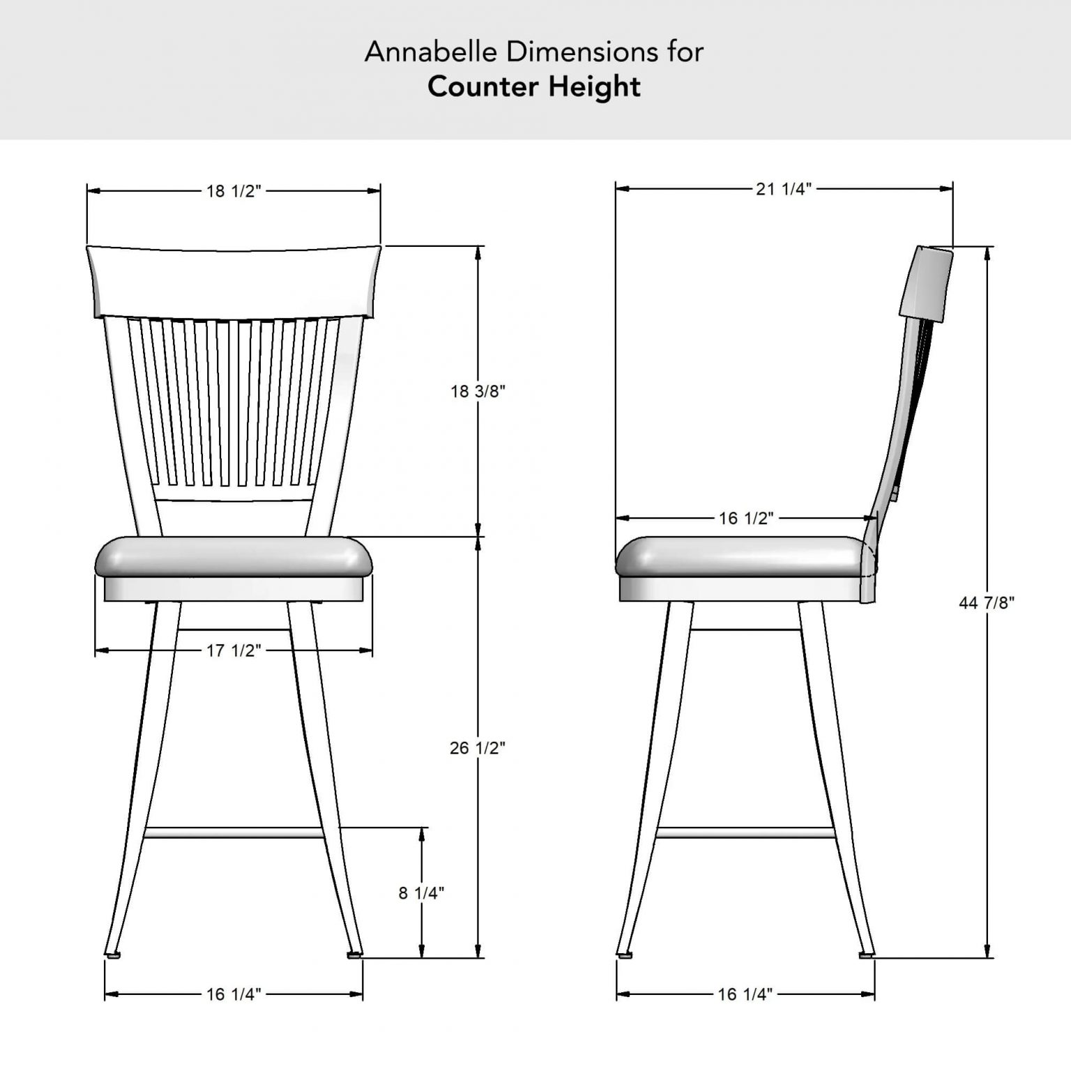Buy Amisco's Annabelle Traditional Swivel Bar Stool w/ Back - Ships Free!