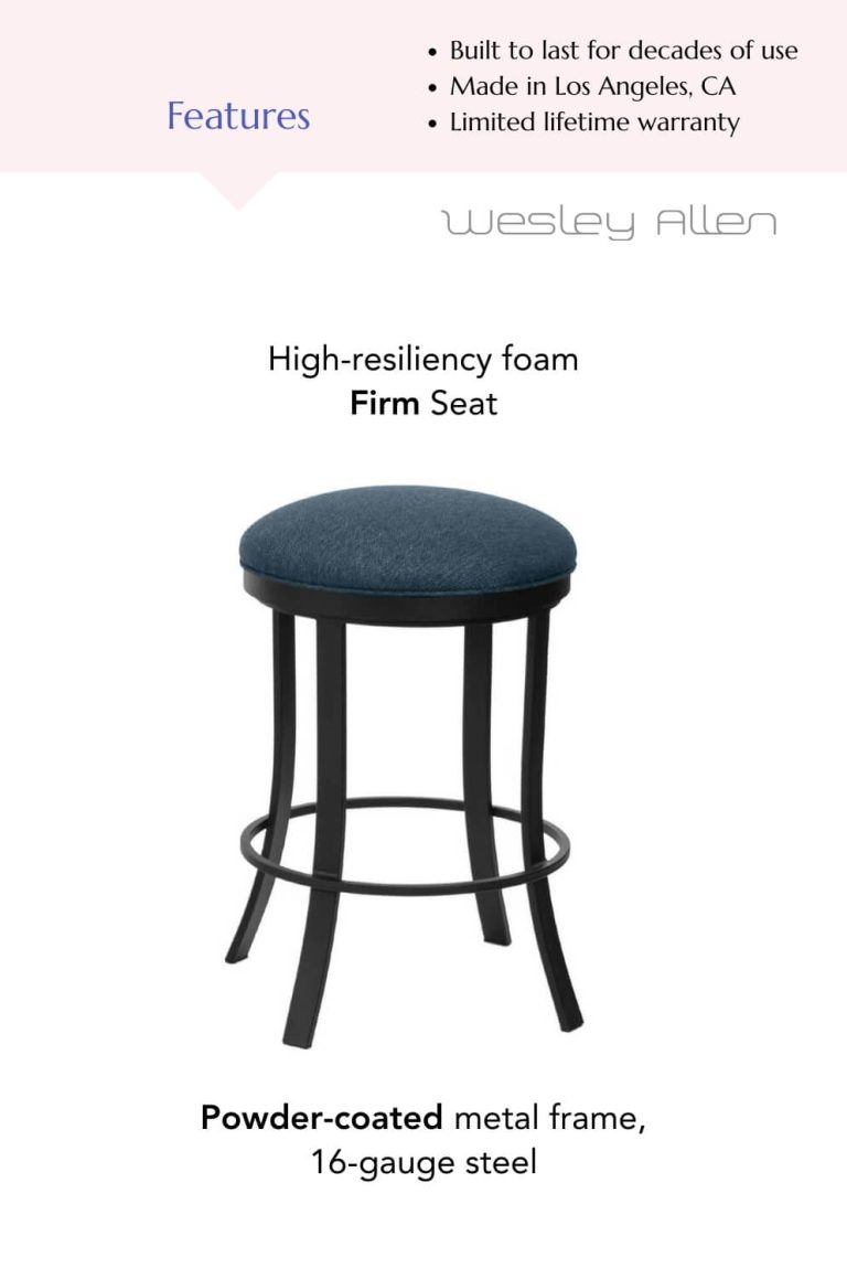 Buy Wesley Allen's Bali Backless Swivel Counter Stool - Free shipping!