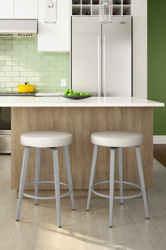Buy Amisco's Zip Backless Modern Swivel Stool -- Free Shipping!