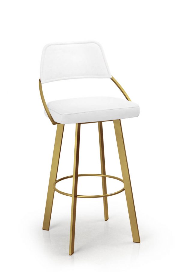 Luxury Gold Bar & Counter Stools • Barstool Comforts