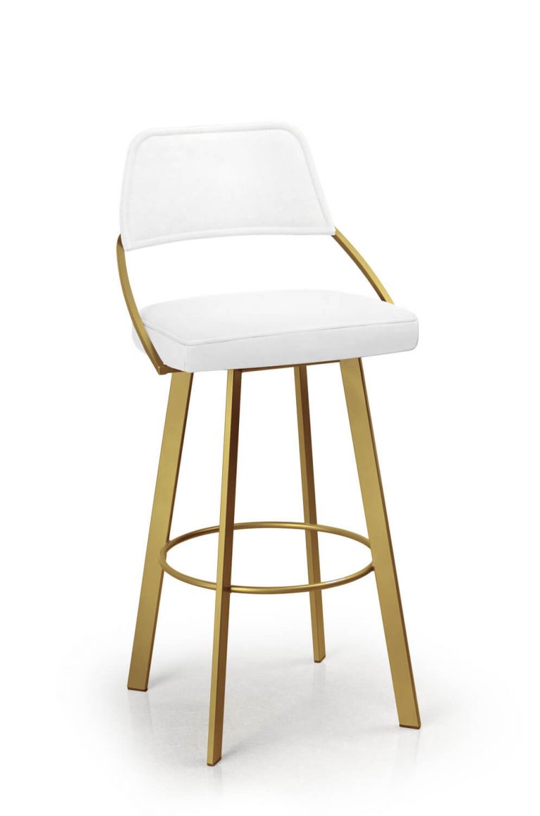 Luxury Gold Bar & Counter Stools • Barstool Comforts