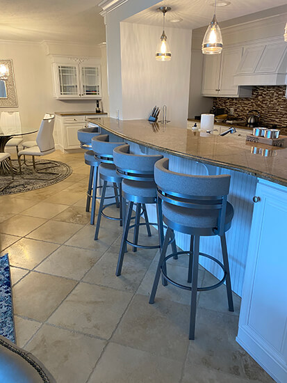 Buy Amisco Ronny Swivel Stool - Free Shipping! • Barstool Comforts