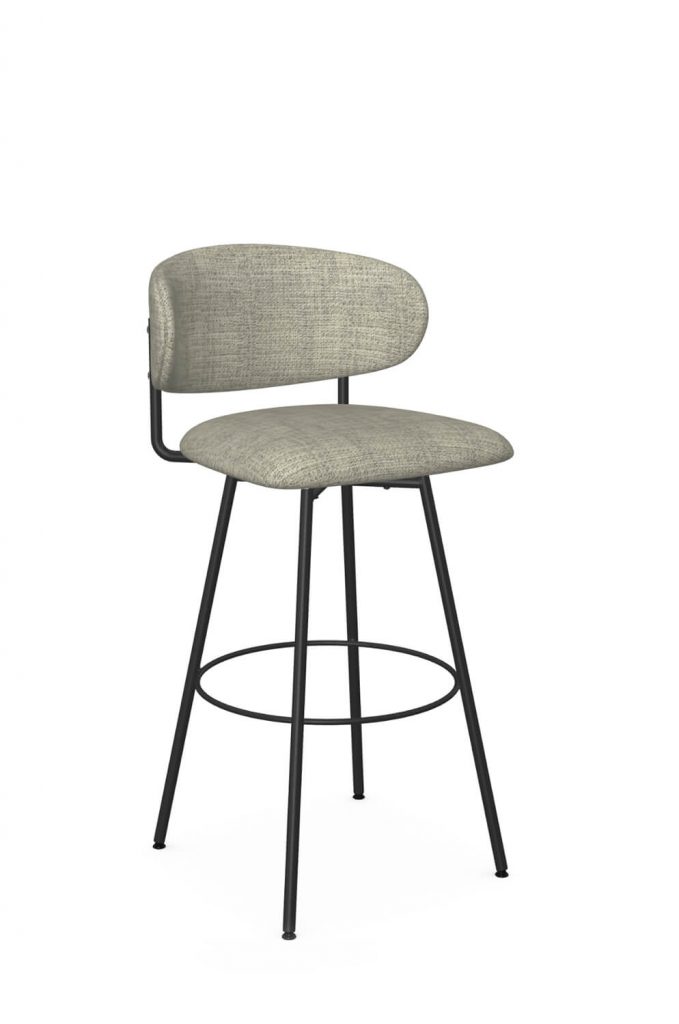 Buy Amisco's Wyatt Modern Swivel Low Back Bar Stool – Barstool Comforts