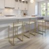 Luxury Gold Bar & Counter Stools • Barstool Comforts