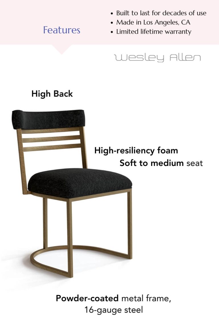 Buy Wesley Allen's Miramar Modern Dining Chair – Free shipping!