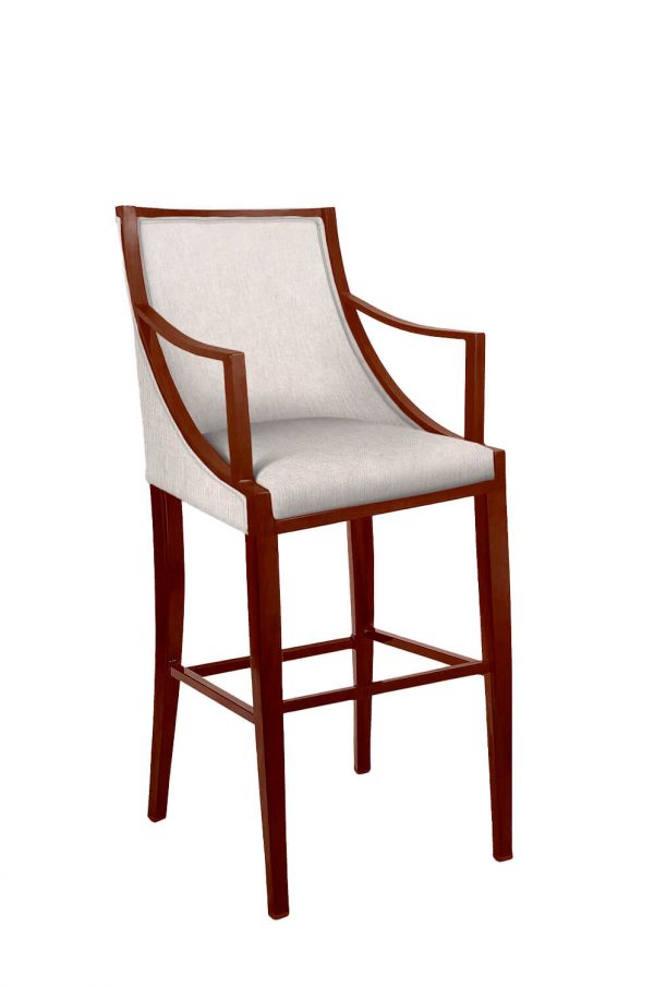 Buy Jared Transitional Bar Stool with Back • Free Shipping