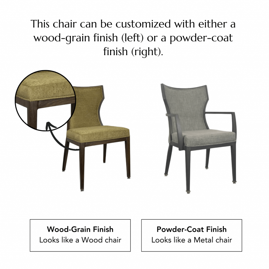 Julian Commercial Dining Chair – 500 lb Capacity – Contract Grade