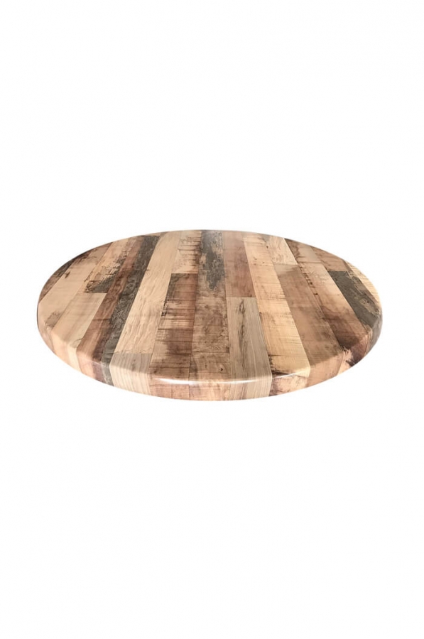 Holland • Enduro Indoor/Outdoor 36" Round Table Top in Rustic