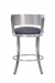 Buy Wesley Allen's Baltimore Swivel Stool in Stainless - Free shipping!