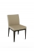 Amisco Pablo Modern Armless Dining Chair - Upholstered, Ships Free!