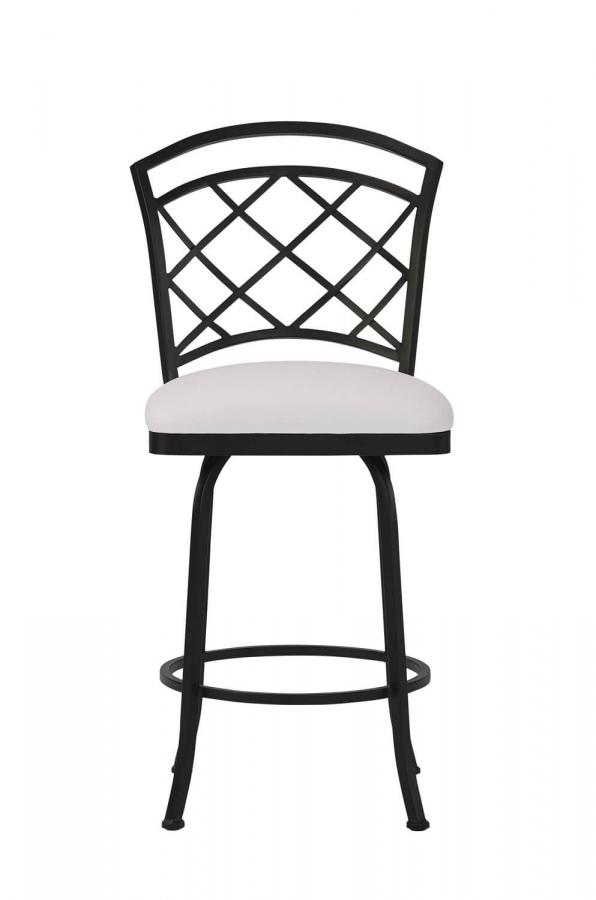 Buy Wesley Allen's Boston Swivel Stool with Lattice Back - Free shipping!