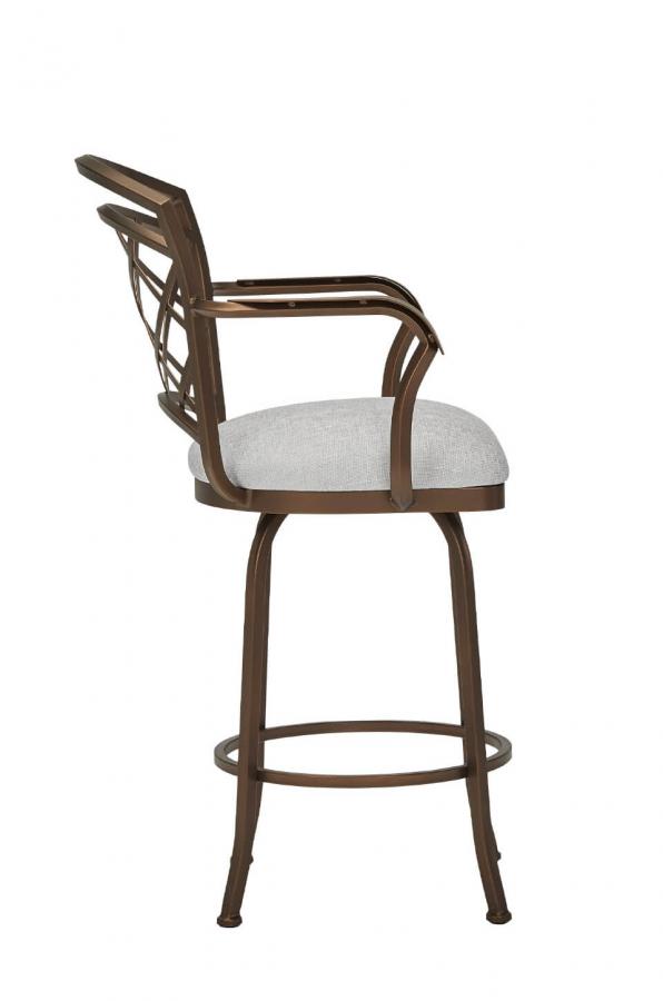Buy Wesley Allen's Boston Swivel Stool with Lattice Back - Free shipping!