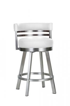 Buy Wesley Allen's Miramar Swivel Stool in Stainless Steel - Free shipping!
