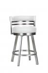 Buy Wesley Allen's Miramar Swivel Stool in Stainless Steel - Free shipping!