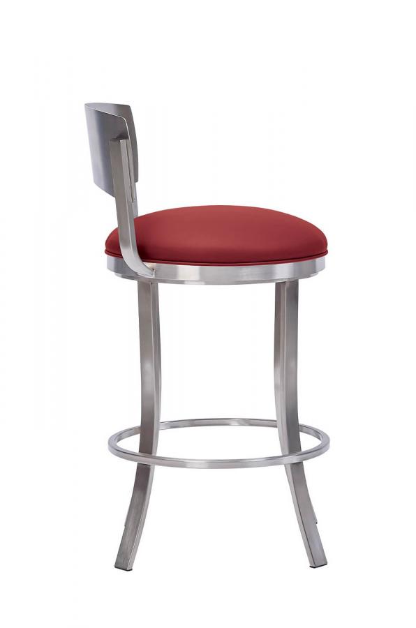 Buy Wesley Allen's Baltimore Swivel Stool in Stainless - Free shipping!