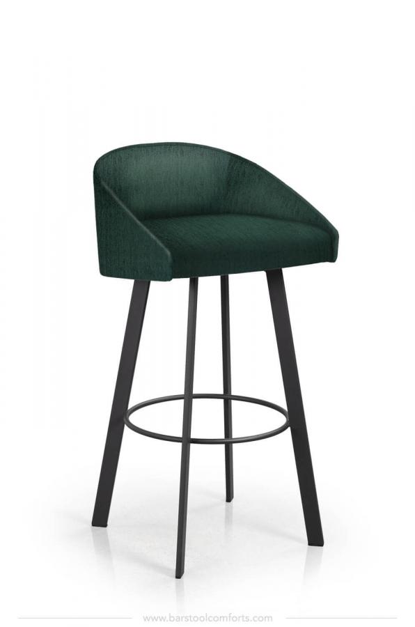 Buy Trica's Liv Swivel Bar Stool with Low Back - Free shipping!