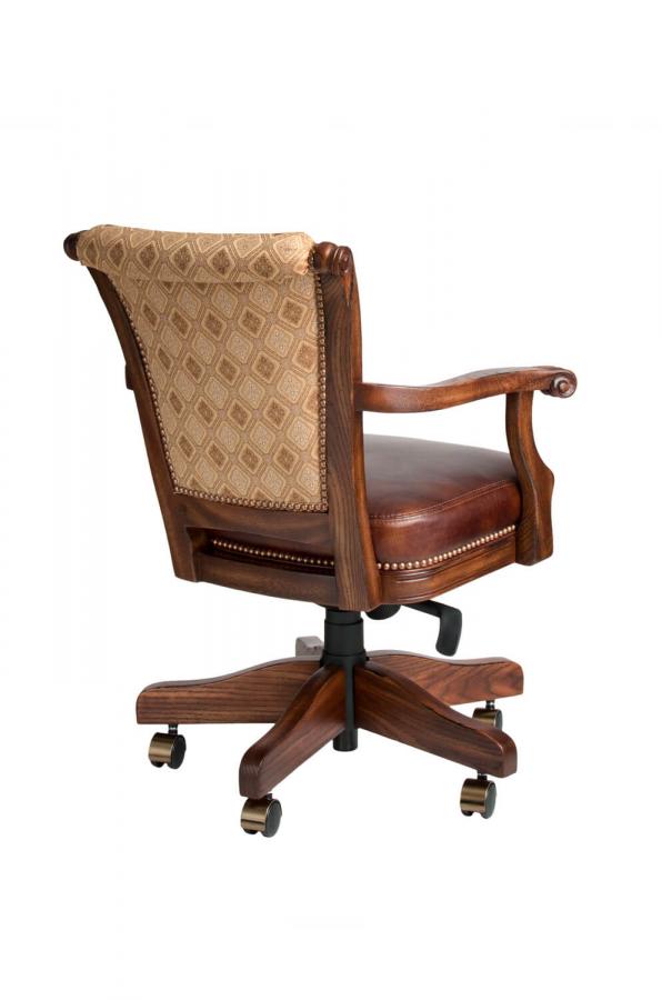 Buy Darafeev's Classic Adjustable Swivel Game Chair with Nailhead Trim