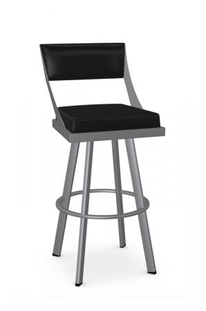 Buy Amisco's Fame Swivel Bar Stool w/ Back - Free Shipping!