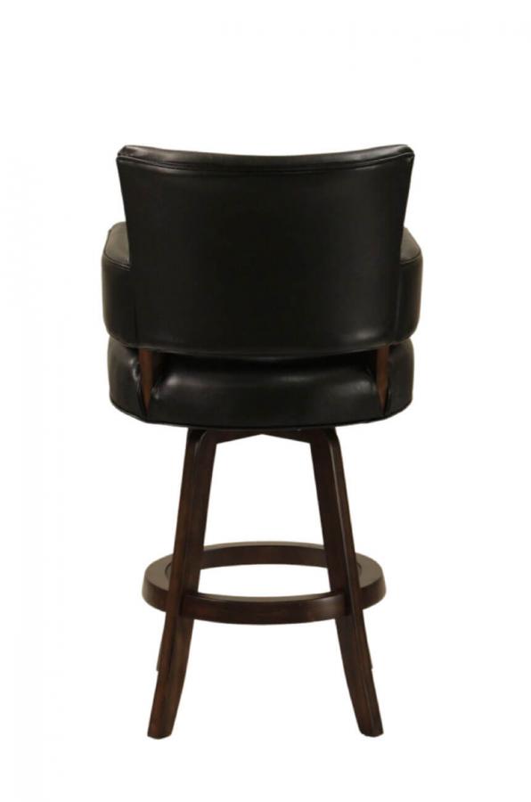 Buy Darafeev's Mod Upholstered Wood Swivel Stool – Free shipping!