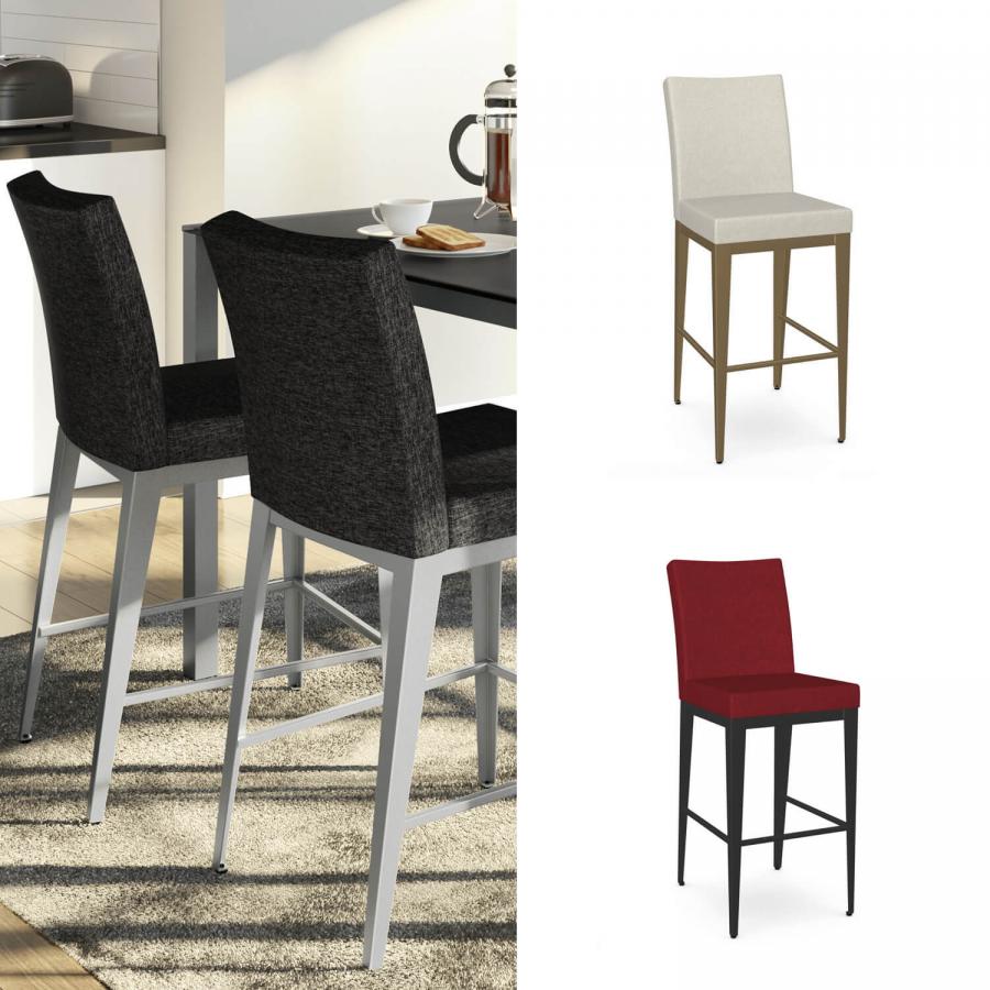 Buy Amisco's Pablo Upholstered Modern Bar Stool - Free shipping!