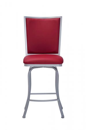 Buy Wesley Allen's Morrison Upholstered Luxury Iron Swivel Counter Stool