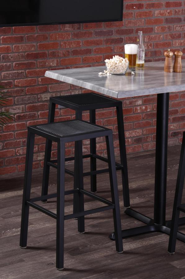 Buy Holland Jackie Backless Black Outdoor Barstool OD405 - Ships Free!