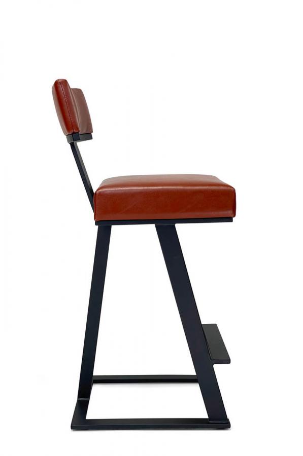 Buy Wesley Allen's Modern Tov Bar Stool with Back - Free shipping!