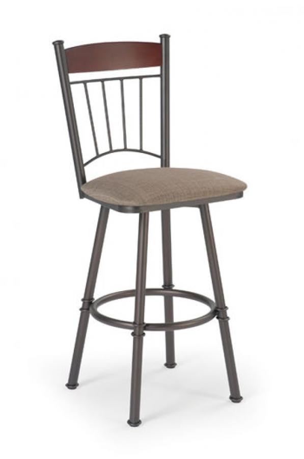 Buy Trica's Allan Swivel Counter Stool w/ High Back - Free shipping!