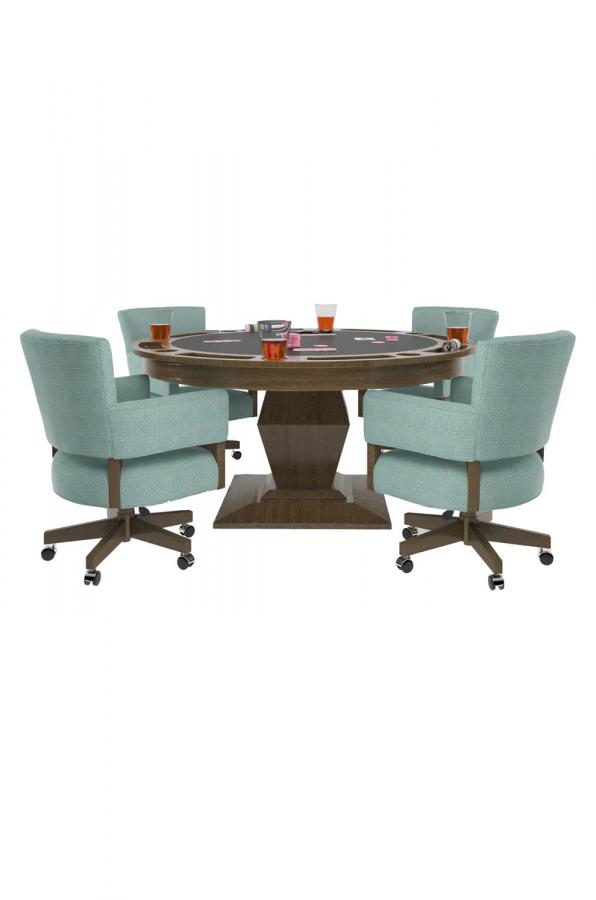Buy Darafeev's Euclid 5 Pc Convertible Game Dining Table Set / With Wheels