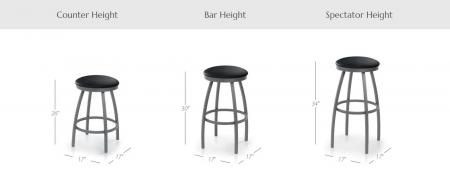Buy Trica's Henry Backless Minimal Swivel Bar Stool • Free shipping!