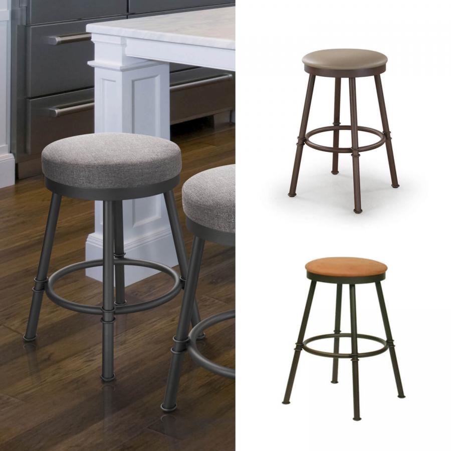 Buy Trica's Sal Backless Swivel Bar Stool • 24-inch or 30-inch • Ships ...