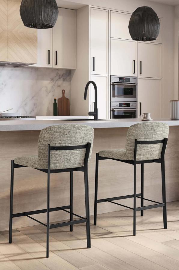Buy Amisco's Kally Modern Wide Stool - Low Back – Free Shipping!