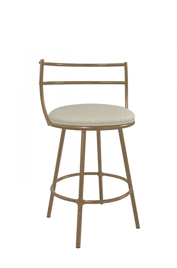 Buy Wesley Allen's Ryo Swivel Low Back Bar Stool - Free shipping!