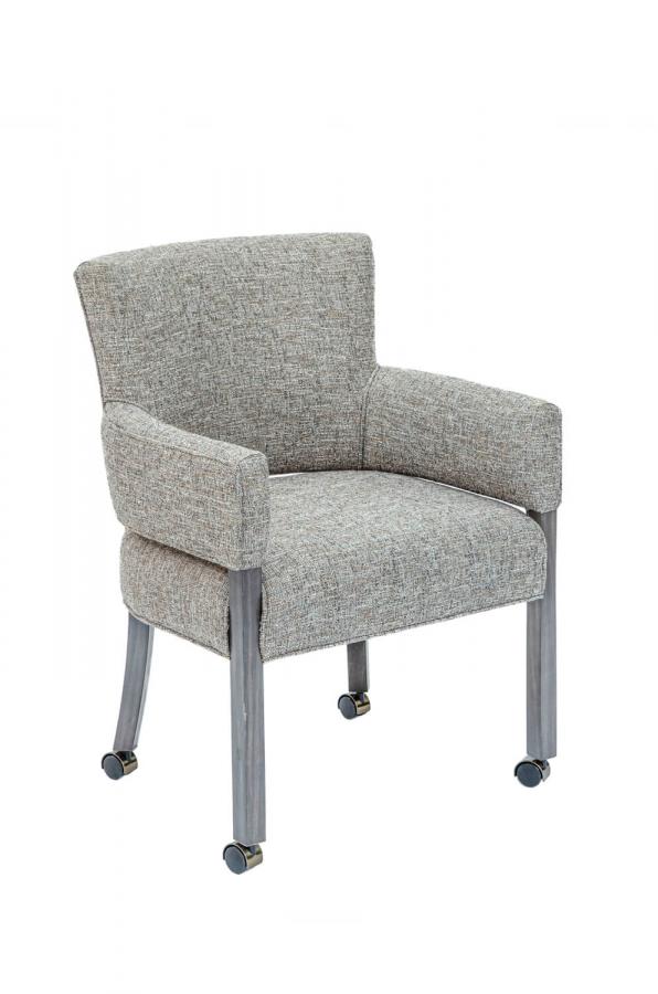 Darafeev's Mod Maple Game Arm Chair with Casters – Barstool Comforts