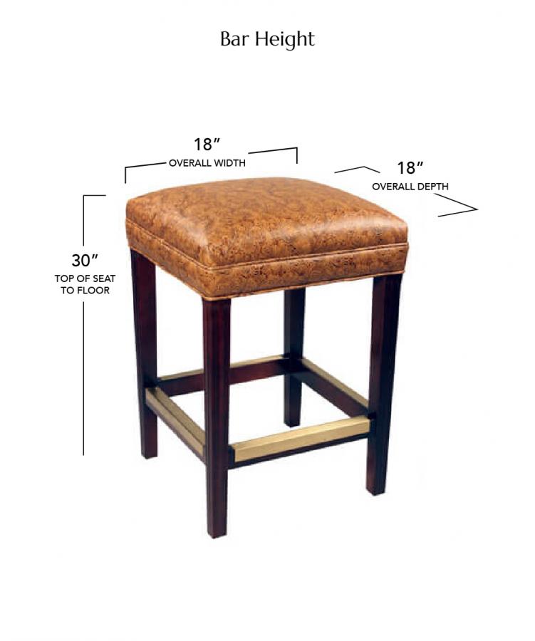 Buy Style Upholstering's #698B Backless Bar Stool – Free Shipping!