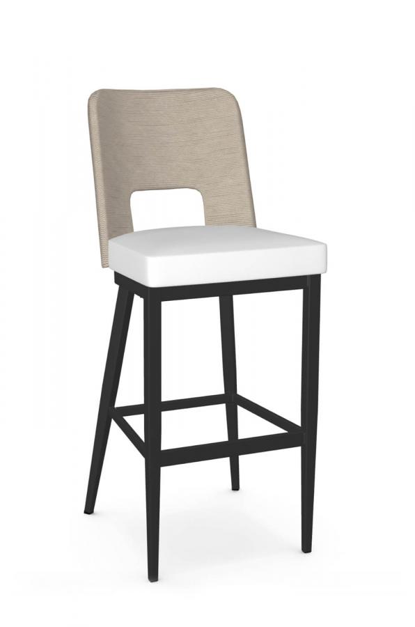 Buy Amisco's Chase Transitional Bar Stool with Back – Free Shipping!