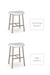 Buy Amisco's Willo Modern Backless Saddle Bar Stool – Barstool Comforts