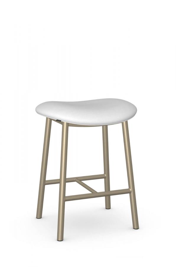 Buy Amisco's Willo Modern Backless Saddle Bar Stool – Barstool Comforts