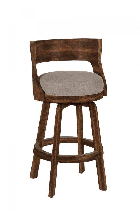 Buy Darafeev's Gen Oak Swivel Stool w/ Low Back – Free shipping!