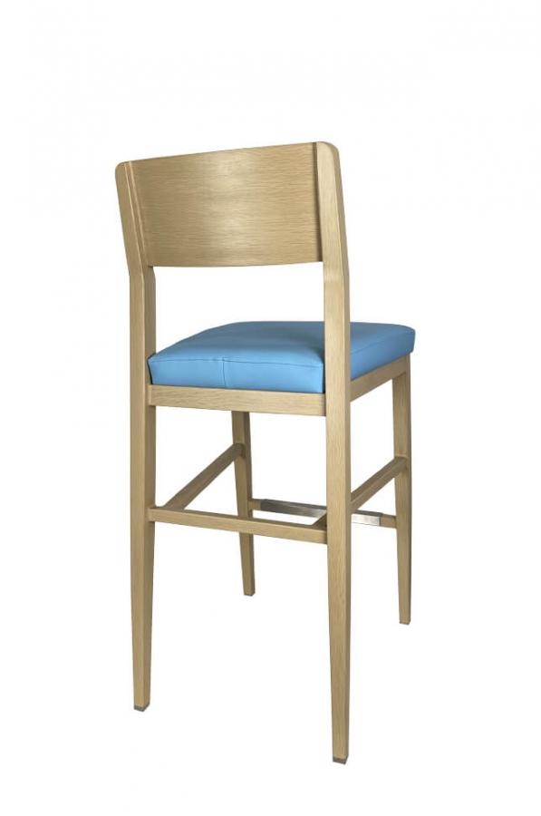 Buy Astrid Scandinavian Bar Stool with Back – Commercial Grade