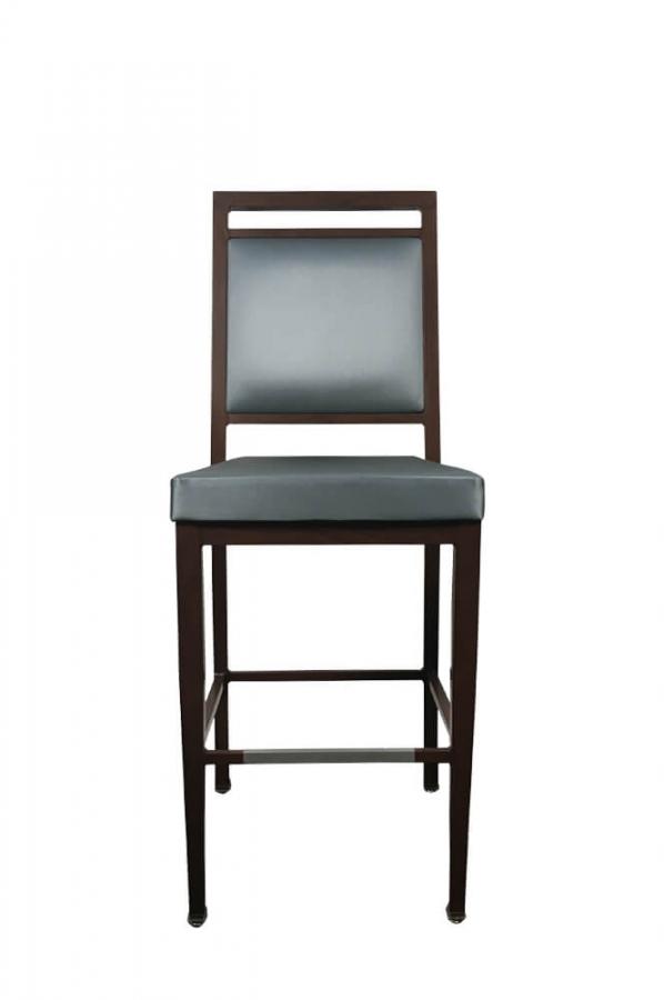 Aiden Transitional Bar Stool with Back – Commercial Grade