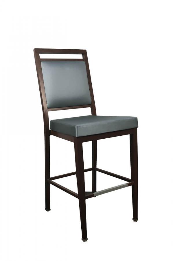 Aiden Transitional Bar Stool with Back – Commercial Grade