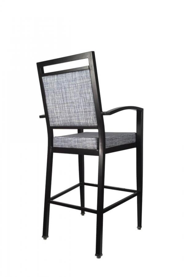 Aiden Transitional Bar Stool with Back • Commercial Grade