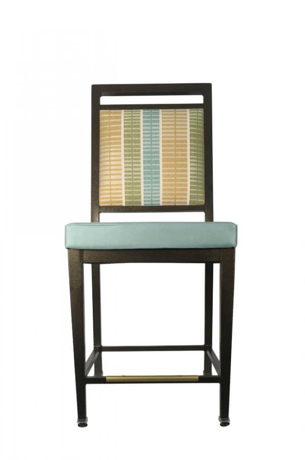 Aiden Transitional Bar Stool with Back – Commercial Grade