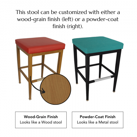 Aiden Modern Backless Bar Stool – Commercial Grade